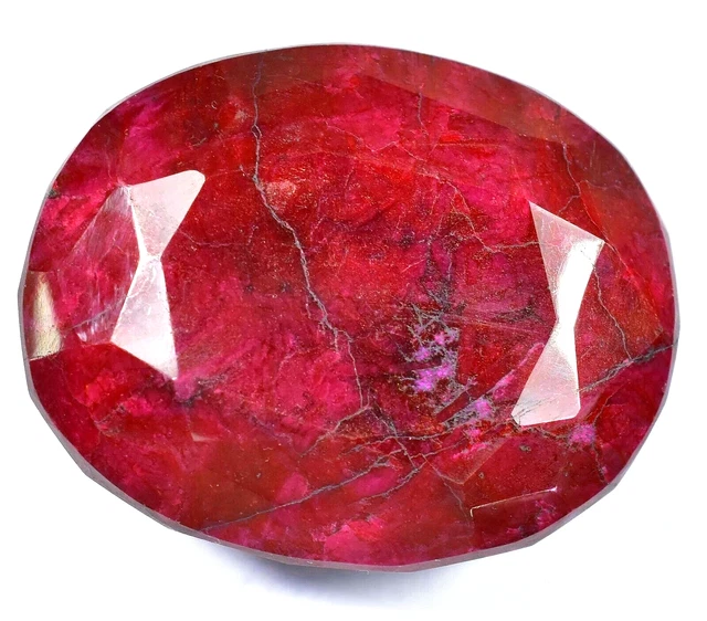RARE 425.00 CT Naturel Géante Rubis Rouge Certifié Museum Grade Ovale ...