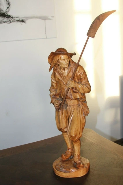SCULPTURE CHOUAN EN plâtre 54 cm - guerre de Vendée EUR 168,00 ...