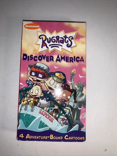 NICK JR RUGRATS Discover America VHS Video Tape VTG Kids Orange ...