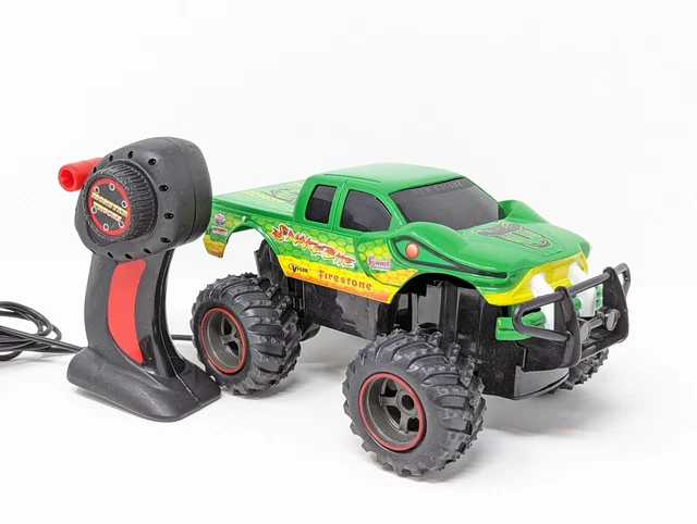 NEW BRIGHT MONSTER Truck SNAKE BITE RC Corded Remote Control 1:24 Works ...