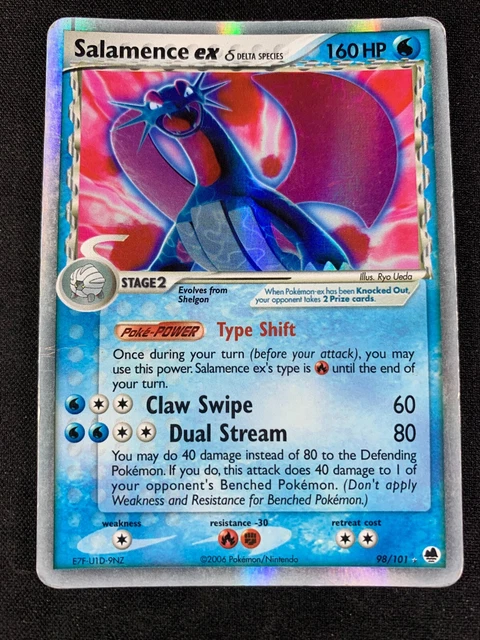 POKÉMON - SALAMENCE Ex 98/101 - Ex Dragon Frontiers - Holo Rare ITA EUR 29,90 - PicClick FR