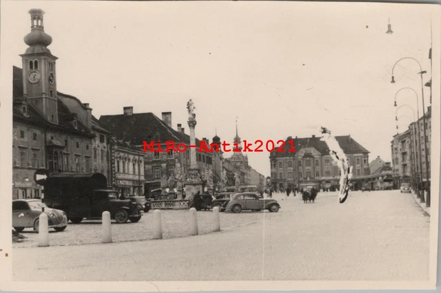 PHOTO, WW2, SOLDATS allemands à Marburg Drau, 1941, Slovénie (N)50390 ...