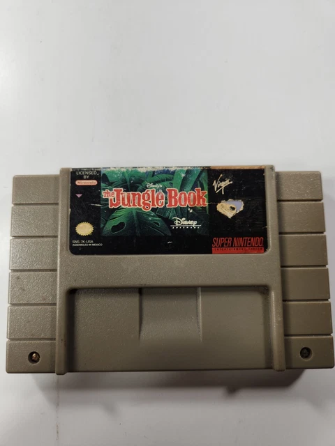 DISNEY'S THE JUNGLE Book (Super Nintendo Entertainment System, 1994) £7 ...