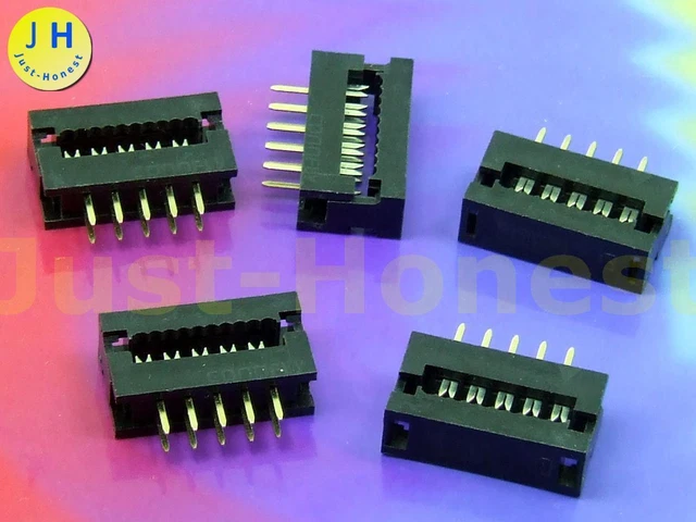 STK. 5 X IDC 2.54mm Verbinder Connector PCB 10 polig Gerade #A2635 EUR 3,49 - PicClick DE