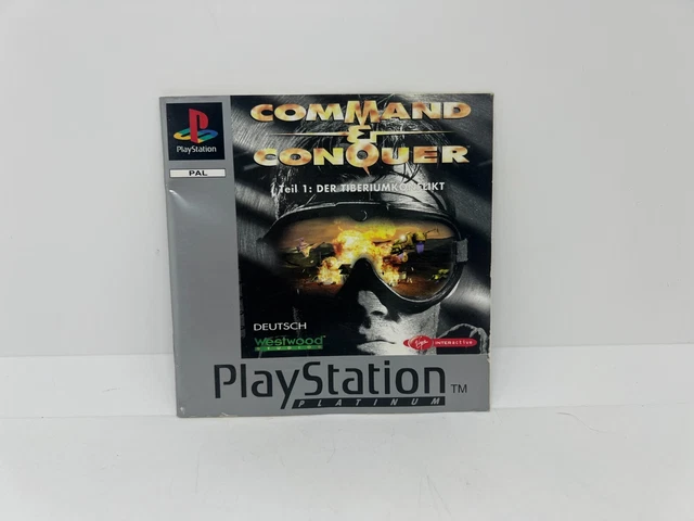 ANLEITUNG ZU COMMAND & Conquer Tiberiumkonflikt für Playstation 1 / PS1 EUR 6,99 - PicClick DE