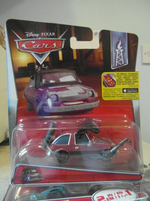 DISNEY PIXAR CARS 2 Jerome Ramped Pacer with Blow Torch Mattel 1.55 ...