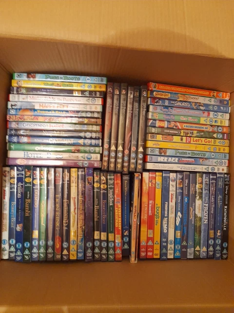 CHILDRENS DVD BUNDLE Qty.104 Used Good £50.00 - PicClick UK