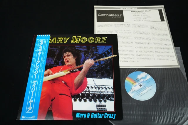 GARY MOORE - More And Guitar Crazy Japan Vinyl Lp Obi P-11561 Ex-/Ex ...