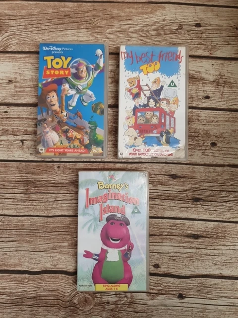 KIDS VHS BUNDLE Barney Toy Story Postman Pat £9.99 - PicClick UK