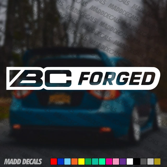 BC FORGED WHEELS Decal | Logo Vinyl Die Cut Sticker 4" to 15" $2.99 ...