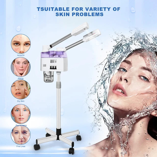 BEAUTY PROFESSIONAL FACIAL Steamer Ozone Therapy Face Steam Machine Spa ...