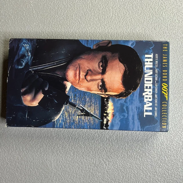 THUNDERBALL JAMES BOND 007 Spy Sean Connery VHS Used (USA) movie FREE SHIP £10.02 - PicClick UK