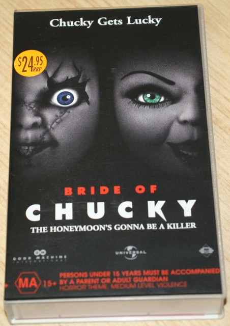 BRIDE OF CHUCKY VHS $39.99 - PicClick AU