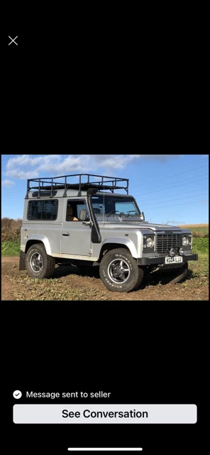 LAND ROVER DEFENDER 90 roof rack used including access ladder. £104.72 ...