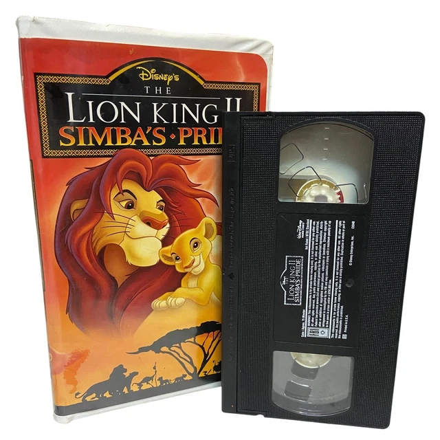 DISNEY THE LION King II: Simba's Pride VHS Tape Classic Vintage ...