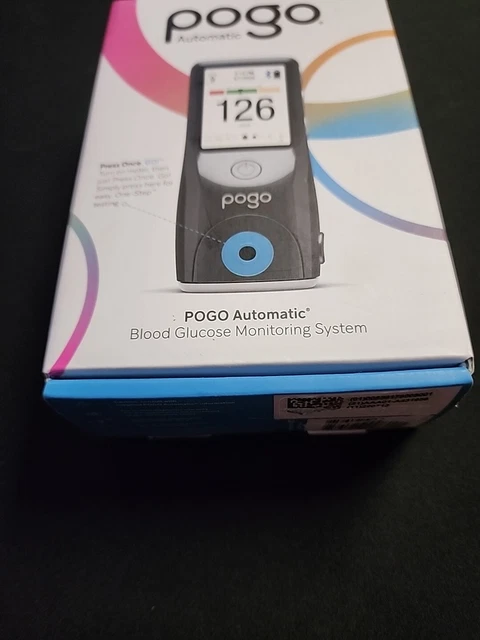 POGO AUTOMATIC BLOOD Glucose Monitoring System Bluetooth w/ App Store ...