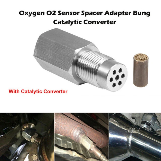 SAUERSTOFF O2 SENSOR Spacer Adapter CEL Eliminator Katalysator Fix ...