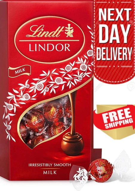 LINDT LINDOR MILK Chocolate Truffles Box 600g £14.55 - PicClick UK