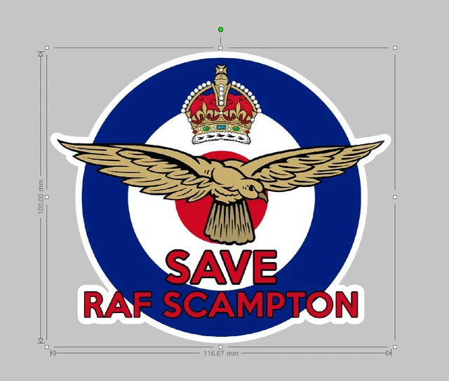 RAF ROYAL AIR FORCE SCAMPTON car sticker 617 squadron WW2 DAMBUSTERS £ ...