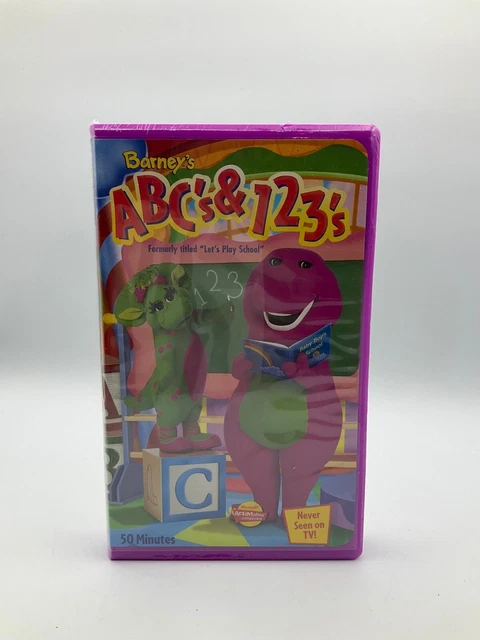 BARNEY'S ABC'S ET 123's anciennement intitulé Let's Play School VHS ...