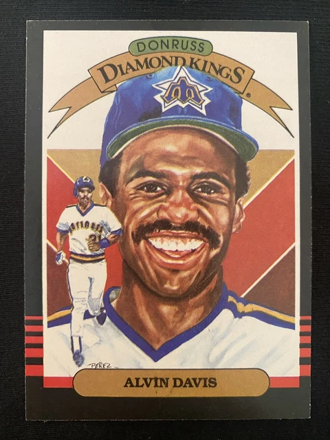 1985 DONRUSS DIAMOND KINGS #18 ALVIN DAVIS (Mariners) EUR 1,09 ...