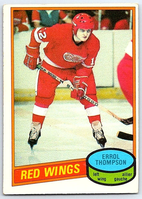 1980-81 O-PEE-CHEE ERROL Thompson Detroit Red Wings #234 $1.25 ...