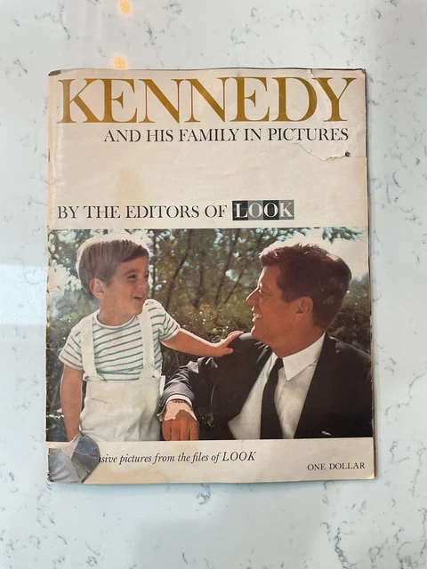 JFK JACKIE KENNEDY Robert F. Kennedy Ted Kennedy Vintage 1963 Look ...