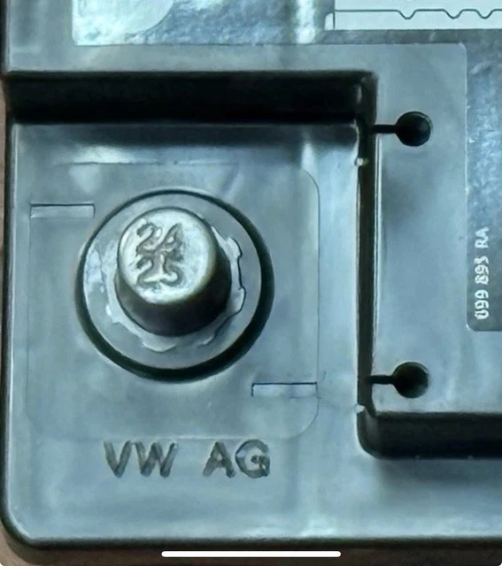 ORIGINAL VW AGM VRLA Autobatterie Starterbatterie 12V 58 AH 640A 000915 ...