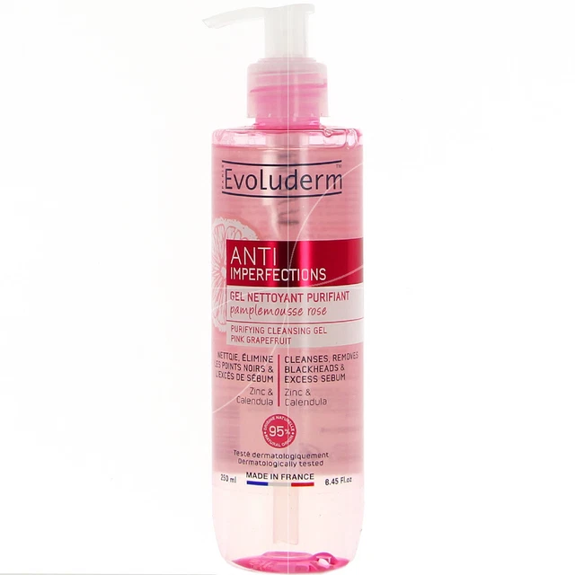 EVOLUDERM - GEL nettoyant purifiant anti-imperfections - 250ml EUR 8,99 ... EVOLUDERM - GEL nettoyant purifiant anti-imperfections - 250ml EUR 8,99 ...