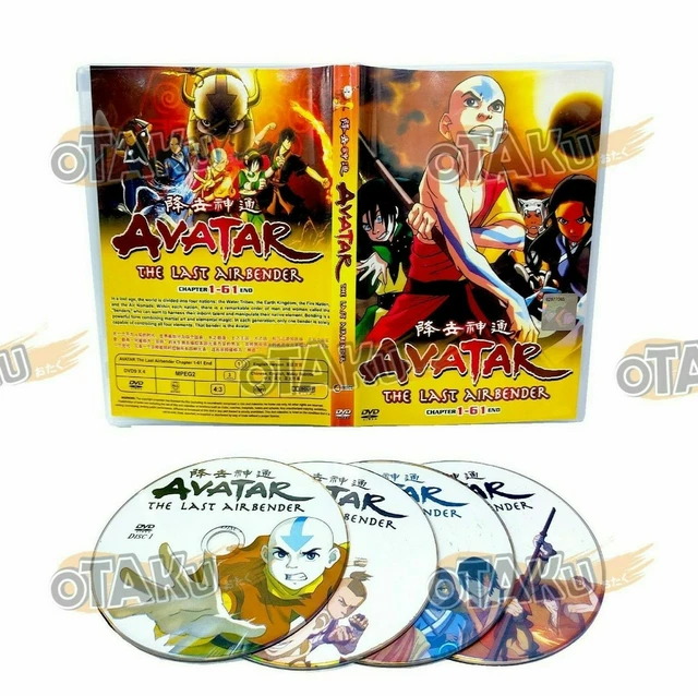 AVATAR : THE Last Airbender - Complete Anime Tv Series Dvd (1-61 Eps ...