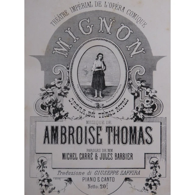 THOMAS AMBROISE CUTE Opera French Italian Singer Piano 1868 £58.43 ...