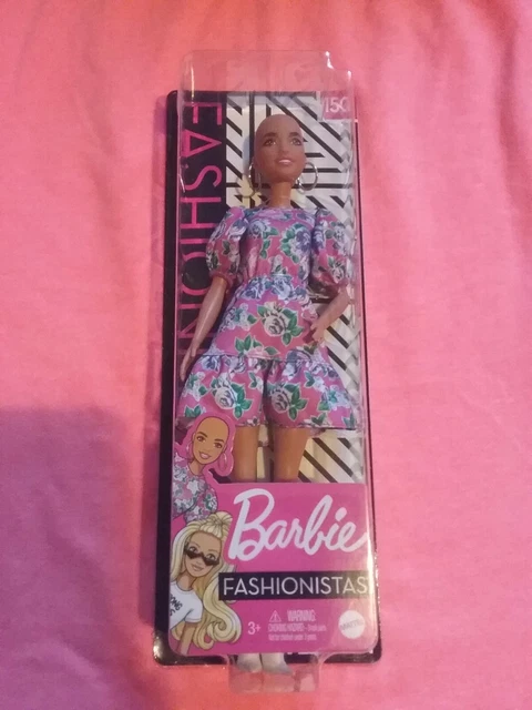 Nuova Bambola Barbie Fashionista Bambola Calva Alopecia Numero 150 Bambola Senza Capelli Eur