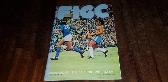 ITALIA FEDERAZIONE ITALIANA Libro Book Calcio Zico Rossi Maradona Conti ...