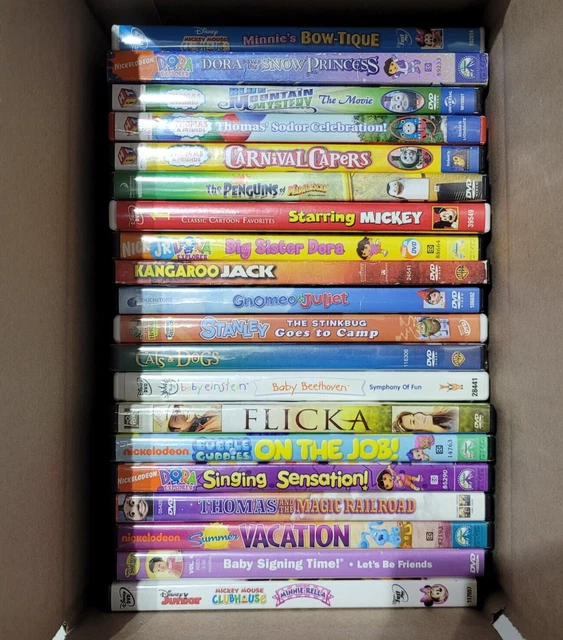 20 CHILDREN'S/KID'S MOVIE/TV Show DVD Lot : Assorted shows/movies AS IS ...
