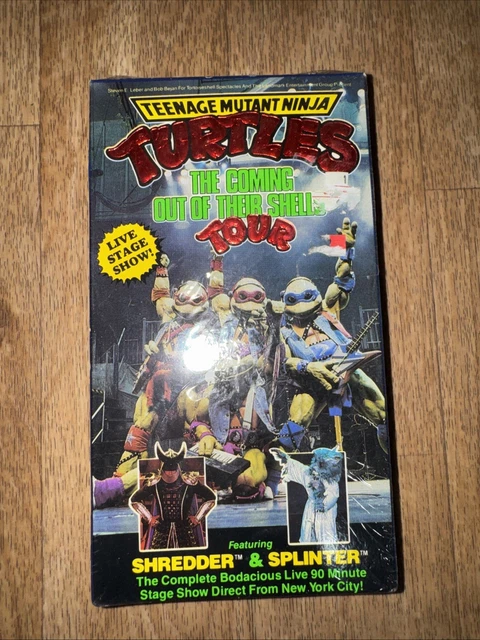 TEENAGE MUTANT NINJA Turtles: The Coming Out of Their Shells Tour (VHS ...