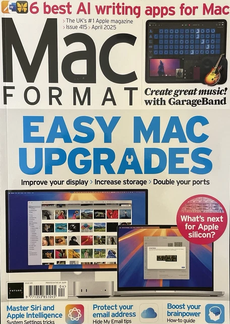 MAC FORMAT MAGAZINE Issue April 2025 £11.99 - PicClick UK