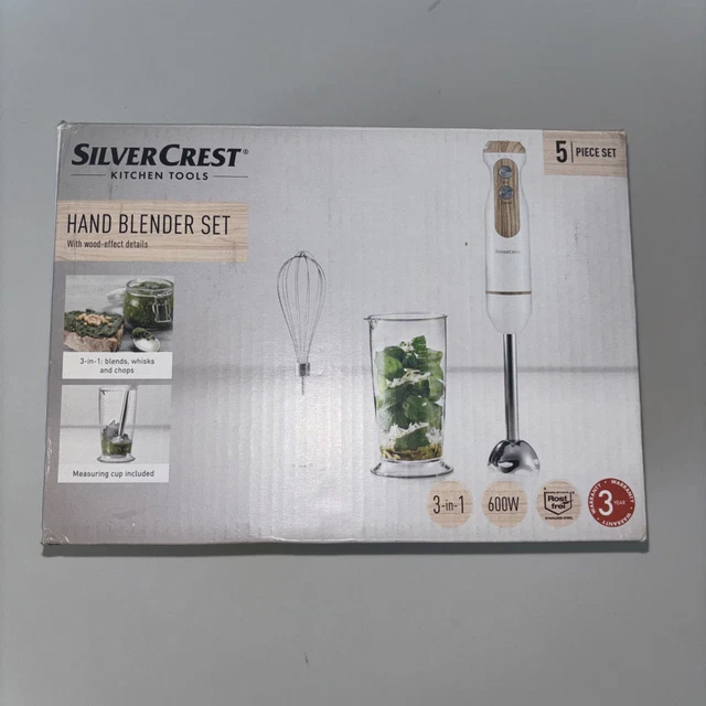 SILVERCREST 600W HAND Blender Set £21.50 - PicClick UK