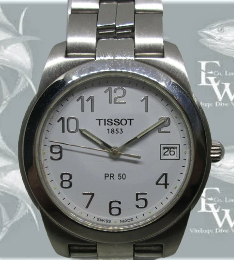 TISSOT PR50 J376/476 Swiss Quartz Mens Watch Sapphire Crystal 50M £99.99 - PicClick UK