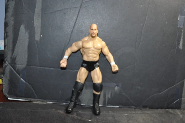 FIGURINE STONE COLD Steve Austin Wrestling Jakks Pacific 1999 WWE Titan ...