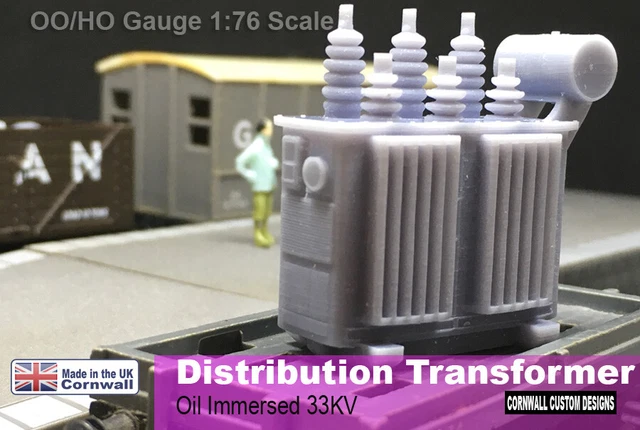 00 SCALE RAILWAY - Distribution Transformer Model -Wagon Load Scenery ...