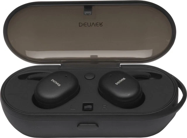 DENVER KOPFHÖRER INEAR-BUDS TWE-53 Wireless Bluetooth Earbuds schwarz ...