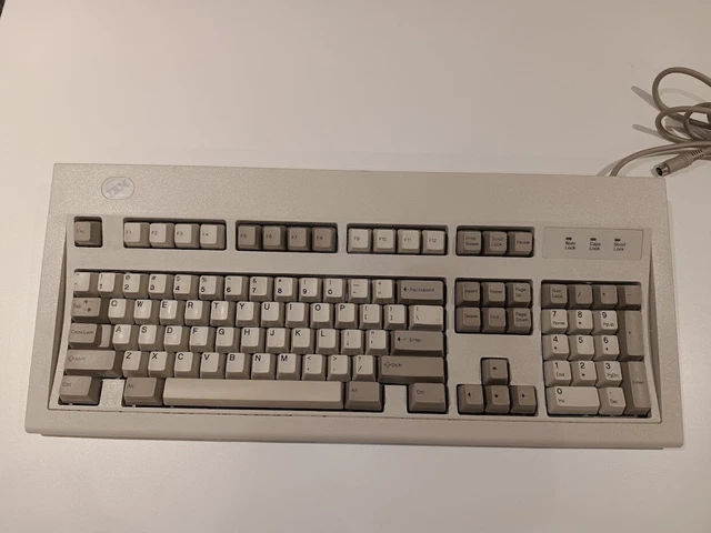 IBM MODEL M **Vintage Clicky Mechanical Keyboard** 1996 (Model 42H1292 ...