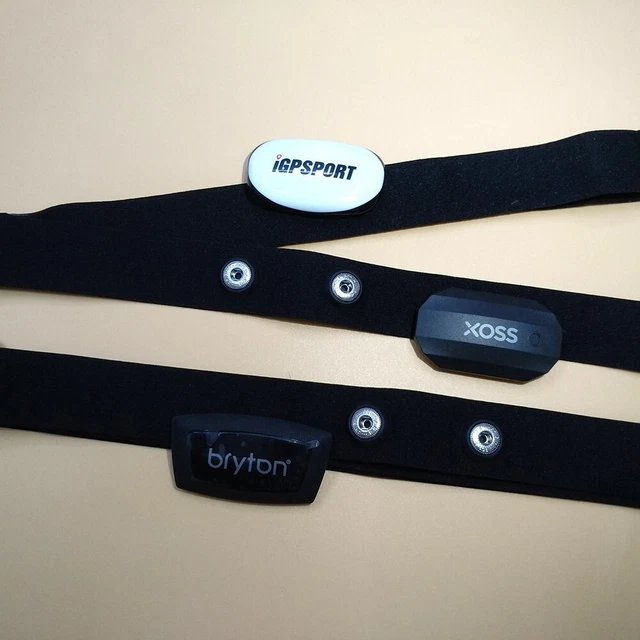 NOIR NEUF RYTHME Cardiaque Poitrine Sangle Ceinture Bandes for Garmin ...