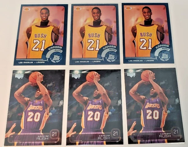 6 CARTE KAREEM Rush Rookie LA Lakers Missouri Tigers EUR 2,29 - PicClick IT