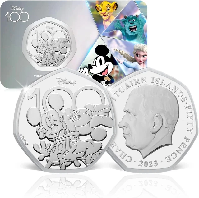 DISNEY 100TH ANNIVERSARY 50p BU Coin 2023 Assortment £17.79 - PicClick UK