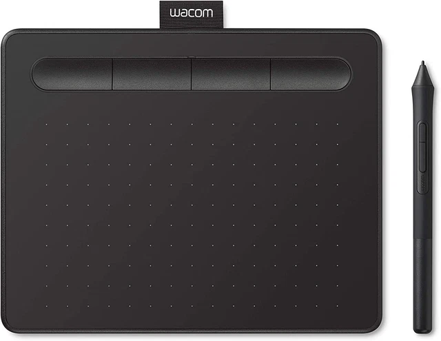 WACOM PEN TABLET Intuos Small Basic Drawing Software TCTL4100/K0 Japan ...