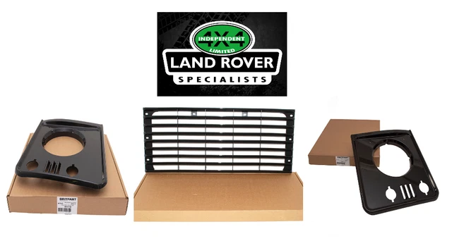 LAND ROVER DEFENDER Radiator Grille & Headlamp Surrounds Td5 Style ...