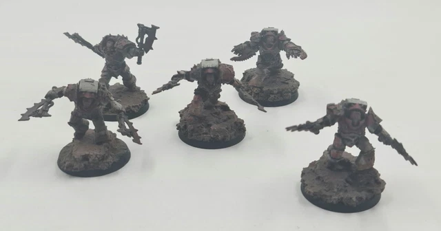 FORGEWORLD TERMINATORS KHORNE World Eaters Warhammer 40K ben dipinto ...