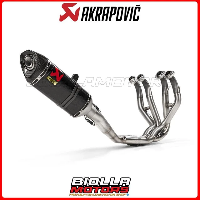 MARMITTA COMPLETA AKRAPOVIC Kawasaki Ninja ZX-6R 2023 CARBONIO S-K6R11 ...