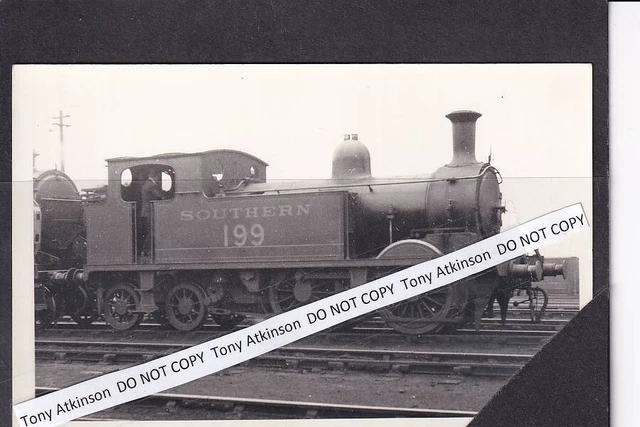 SOUTHERN RAILWAY O2 Class 0-4-4T No. 199 - Vintage Image - # L8978 £1. ...